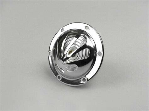 Vespa 12v Ac Chrome Shell Horn Vba Vbb Ss180 Gs160 Without Battery Vespajets Online Vespa Parts