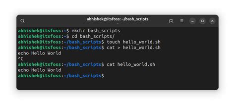 bash 基础知识系列 1：创建并运行你的第一个 bash shell 脚本 linuxeden开源社区
