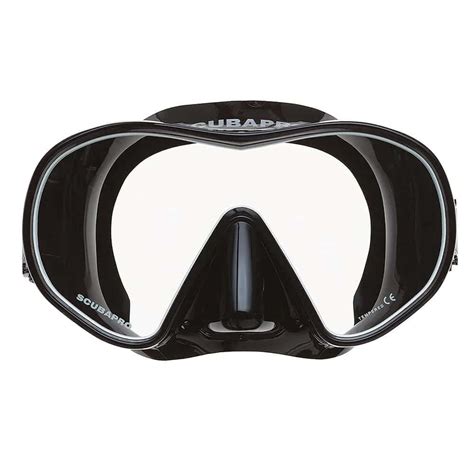 Scubapro Solo Single Lens Dive Mask Black Silicone Mask Dive Shop