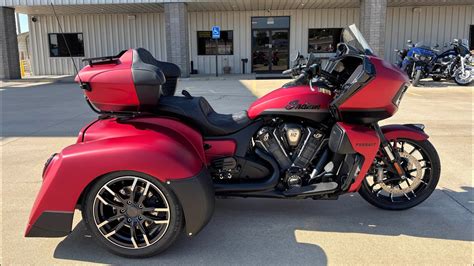 2025 Indian Pursuit Dark Horse 112 With Hannigan Trike Kit In Sunset