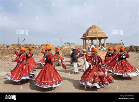 Rajasthani Dance In Rajputi Poshak Culture Of Rajasthan