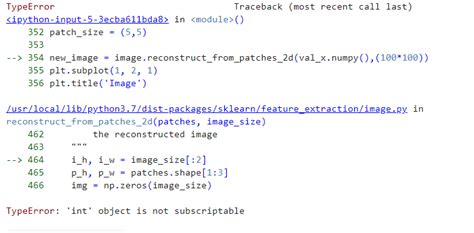 Error In Reconstruction Patches Cnn PyTorch Forums