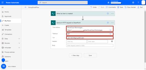 send emails to sharepoint and office 365 groups using power automate