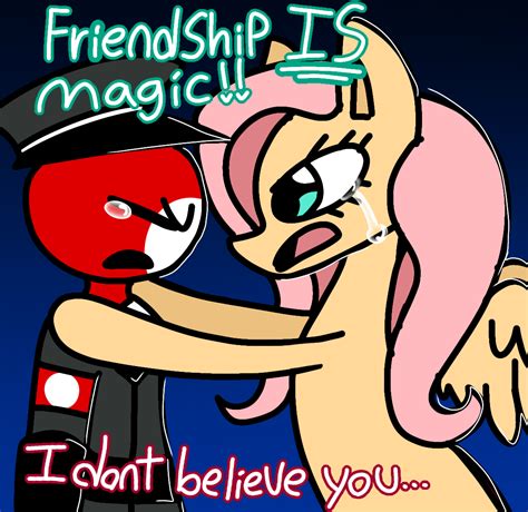 Countryhumans Third Reich And Fluttershy Mlp By Kritterncotter On