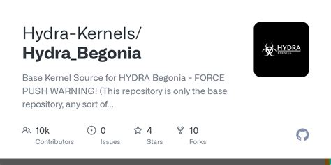 GitHub Hydra Kernels Hydra Begonia Base Kernel Source For HYDRA Begonia FORCE PUSH WARNING
