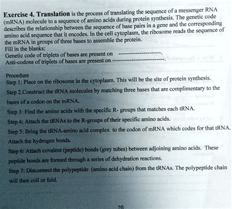 solved exercise 4 translation is the process of translating the