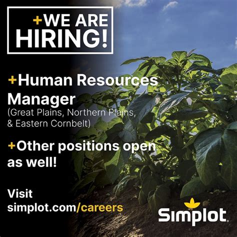 Growwithus Growwithsimplot Hiring Simplot Company