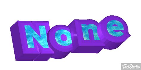 None Word Animated  Logo Designs