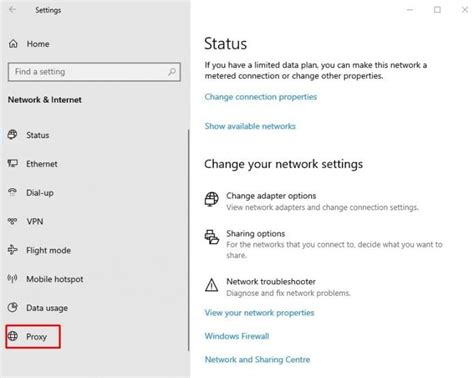 How To Check The Proxy Server Settings In Windows 10