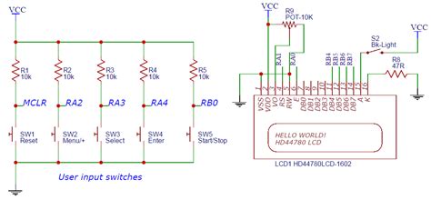 pic16f628a programmable digital timer electronics lab
