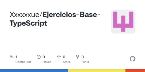 Github Xxxxxxueejercicios Base Typescript