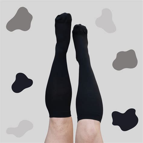 Classic Black Compression Socks Funky Sock Co