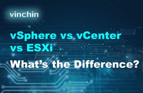 Vsphere Vs Vcenter Vs Esxi Whats The Difference Vinchin Backup