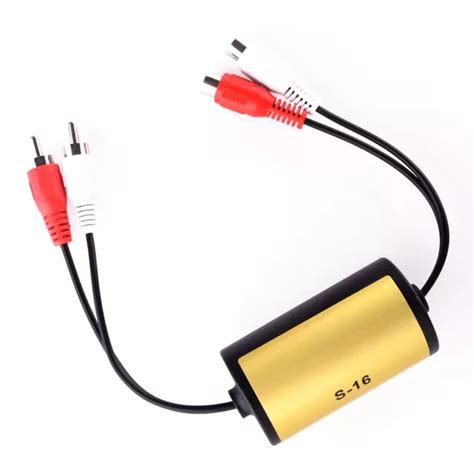 Rca Audio Noise Filter Suppressor Ground Loop Isolator For Car And Home Stereo £6 38 Picclick Uk