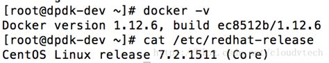 dpdk系列之四：在docker容器 centos 7 2 1511 中编译和运行dpdk 17 08 1 dpdk docker csdn博客