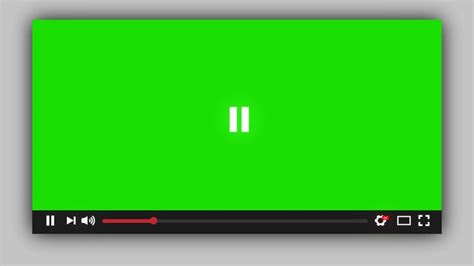 Download Video Player Play Button Clicked By Mouse Cursor Animation Green Screenmedia Player