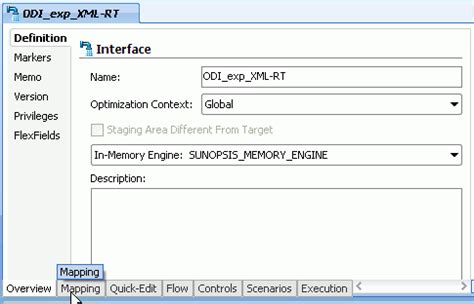 Odi G Creating An Odi Project Developing An Odi Xml To Database Transformation Using