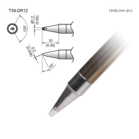 T DR Chisel V Groove Tip