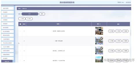 python django毕业设计高校宿舍管理系统（程序 lw） 用python设计一个宿舍管理系统 要求能实现寝室信息的增加、删除、修改