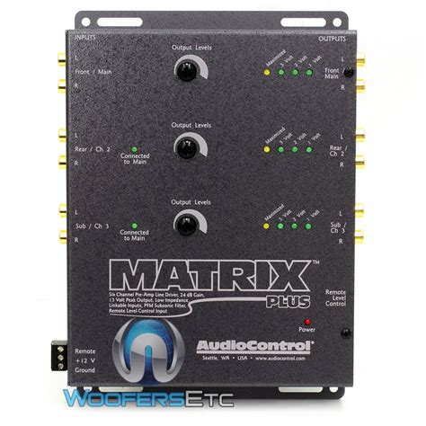 MATRIX PLUS GRAY AudioControl 6 Channel Line Driver