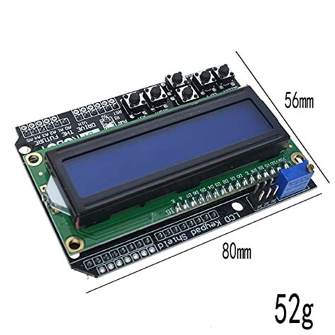 Aptofun 16×2 Lcd Keypad Shield For Arduino Uno Mega R3 Mega2560 Duemilanove Bigamart