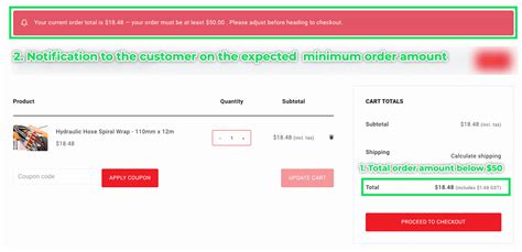 Set Up Minimum Cart Order Amount In Woocommerce