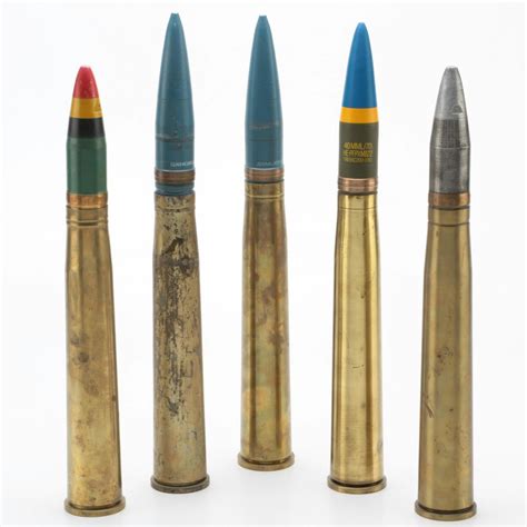 Inert World War Ii Era 40mm Bofors Gun And Mk2 Artillery Projectiles Ebth