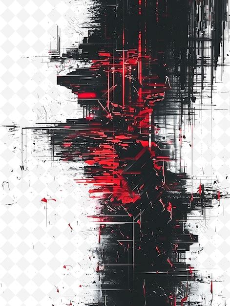 Premium Psd Png System Crash Glitch With Error Messages Digital Noise