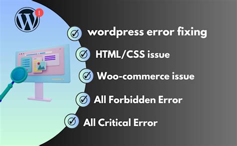 Fix Any Kind Of Wordpress Critical Error Bug And Responsive Issues By Ishtiakshikder Fiverr