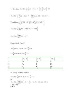 Stata Commands To Obtain Sample Variance And Covariance Stata Commands To Obtain Sample