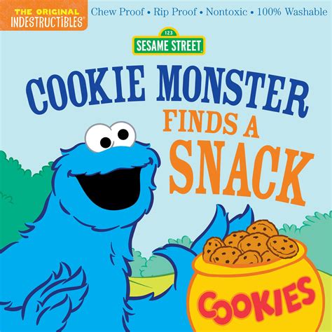 Indestructibles Sesame Street Cookie Monster Finds A Snack Chew