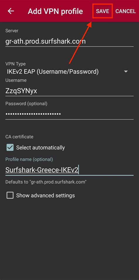 How To Set Up IKEv Manual Connection On Android Surfshark Customer Support