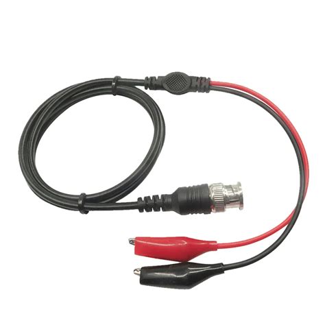 Carprie Dual Bnc Q9 To Dual Alligator Clip Oscilloscope Test Probe