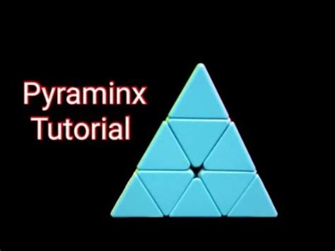 HOW TO SOLVE PYRAMINX PUZZLE IN MINUTE YouTube