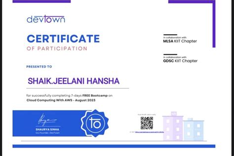 jeelani hansha on linkedin aws devtown awscloud