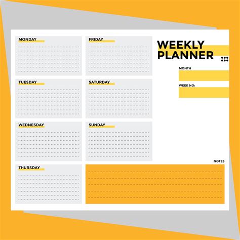 Weekly Planner Pdf Printable