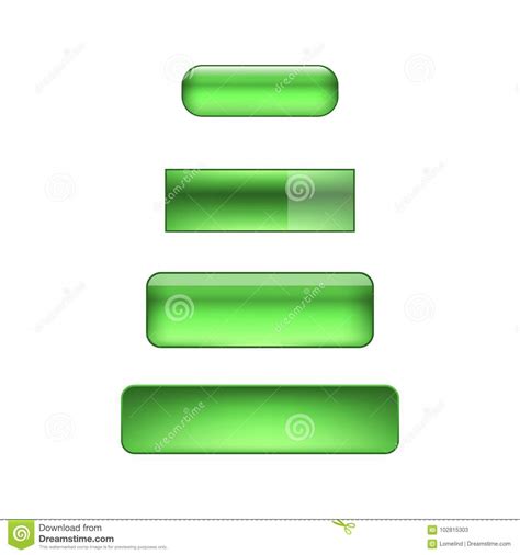 vector web buttons set stock illustration illustration of glowing