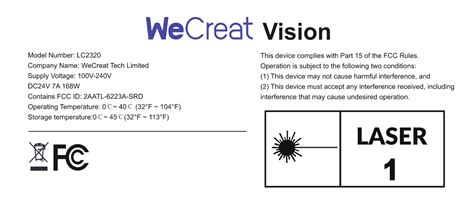 Electrical Requirement To Run Wecreat Laser Wecreat Support