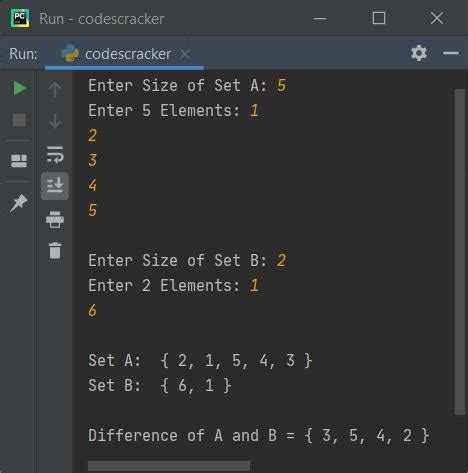 Python Program To Find Union Intersection Symmetric Difference Of Sets