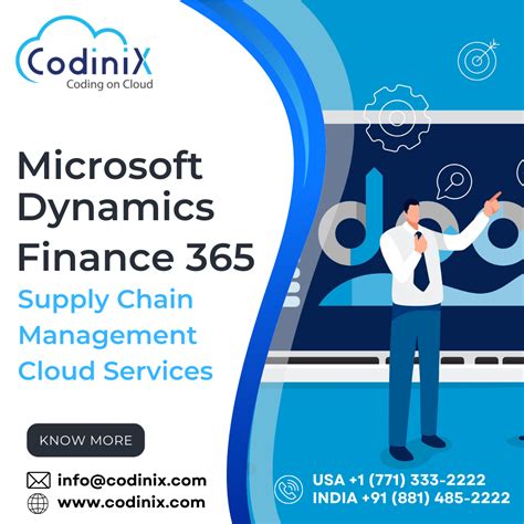 Ms Dynamics 365 Supply Chain Management Cloud Services