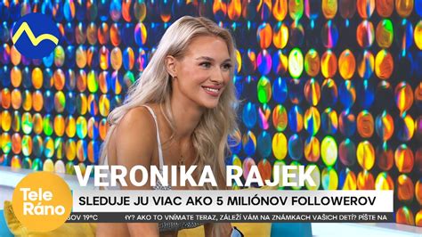 Veronika Rajek Najúspešnejšia Slovenka Na Instagrame Teleráno Youtube