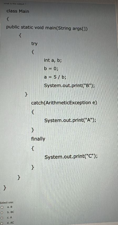 Solved Class Main Public Static Void Main String Chegg