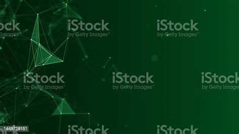 Abstract Futuristic With Connection Lines On Blue Background Plexus Structure Concept Of Science