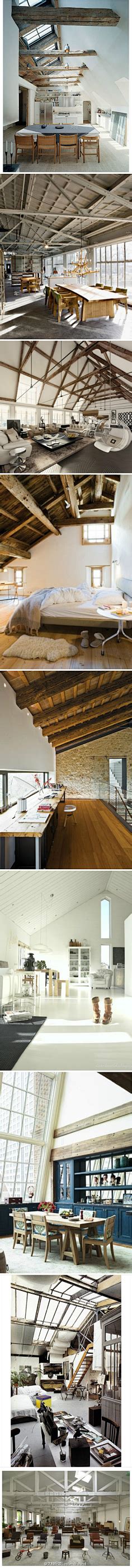 屋架 花瓣网 陪你做生活的设计师 独居也好团聚也好，起居坐卧都相宜，谁人能不爱loft呢？而loft最有魅力的部分由可能既是它本身暴露在室内的屋架部分，实木或者轻钢，结构精巧而整齐的桁架