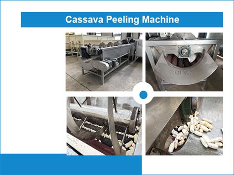 Henan Jinrui Companys 1th Cassava Peeling Machine Was Purchased By A Philippine Customernews
