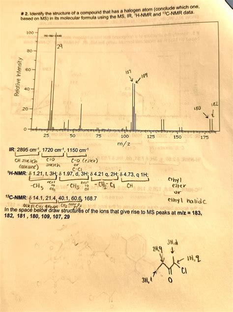 Get Answer 2 Identify The Structure Of A Compound That Has A Halogen