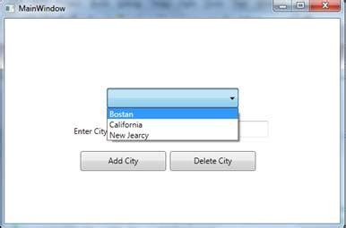 Combo Box Control In WPF MindStick