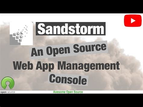 Free Video Sandstorm A Self Hosted Open Source Web Application Deployment And Management