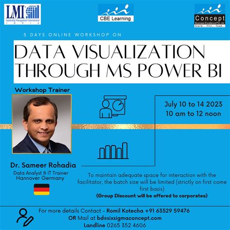 Power Microsoft Datavisualization Powerbi Workshop Online Certification Opportunity
