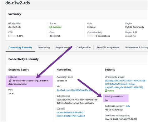 C1w2lab1 Unable To Connect To Mysql Endpoint Introduction To Data